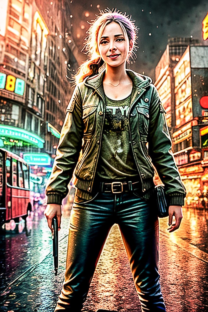 Tripping teen in a cyber city – MODDING SIMULACRA